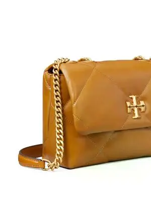 Tory Burch Kira Diamond-quilted Convertible Shoulder Bag - Brown