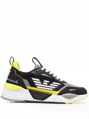 EA7 Side Logo-print Sneakers - Black