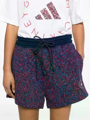 Adidas By Stella McCartney Printed Terry Shorts - Blue