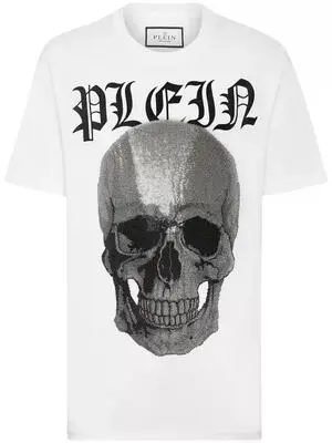 Philipp Plein Crystal-embellished Cotton T-shirt