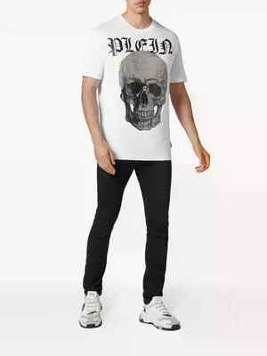 Philipp Plein Crystal-embellished Cotton T-shirt