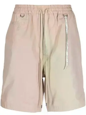 MASTERMIND WORLD Logo-print Drawstring Shorts - Brown
