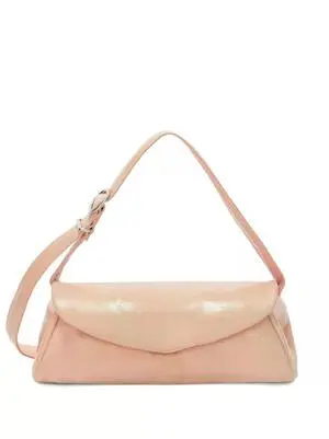JIL SANDER Cannolo Grande Leather Bag - Pink