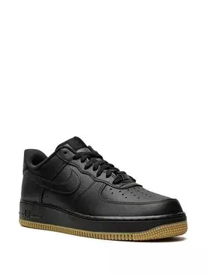 Nike Air Force 1 '07 Gum Sneakers - Black