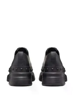 Valentino Garavani Rockstud Leather Derby Shoes