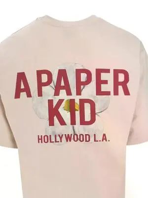A PAPER KID Logo-print T-shirt