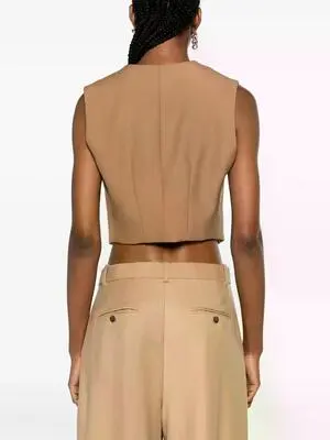 Stella McCartney Sleeveless Virgin Wool Waistcoat