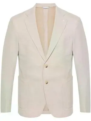 MANUEL RITZ Honeycomb Single-breasted Blazer - Neutrals
