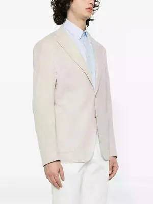 MANUEL RITZ Honeycomb Single-breasted Blazer - Neutrals
