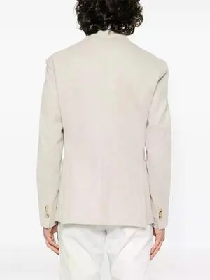 MANUEL RITZ Honeycomb Single-breasted Blazer - Neutrals