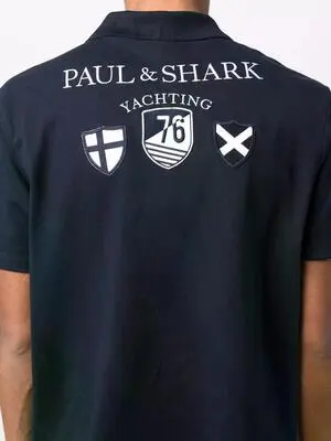 Paul & Shark Logo-print Short-sleeved Polo Shirt