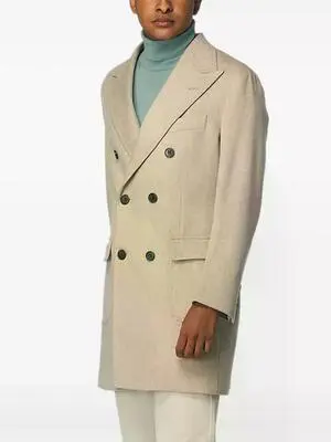 Brian Dales Felted Double-breasted Coat