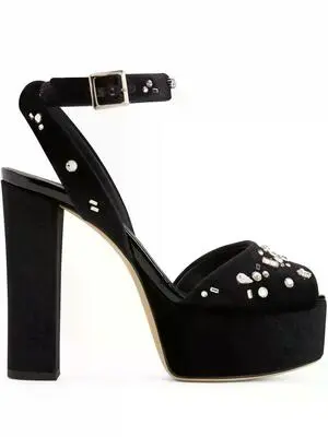 GIUSEPPE ZANOTTI Embellished Platform Sandals