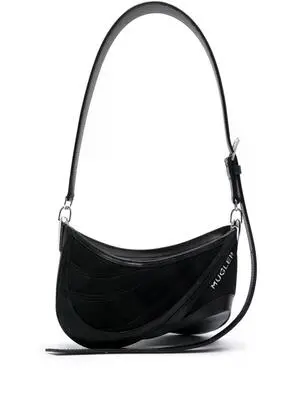 Mugler Silver Tone Shoulder Bags