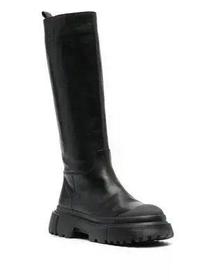 Hogan Knee-high Leather Boots