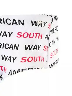 AMIR SLAMA Printed Swim Trunks
