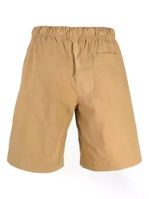 Paul Smith Logo-patch Organic-cotton Deck Shorts