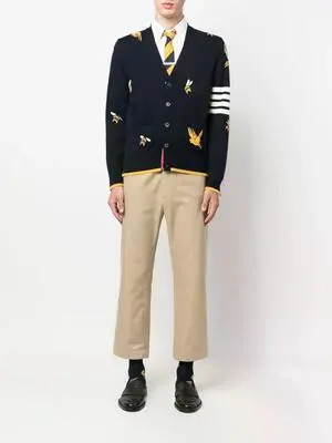 Thom Browne 4-bar Stripe Cardigan