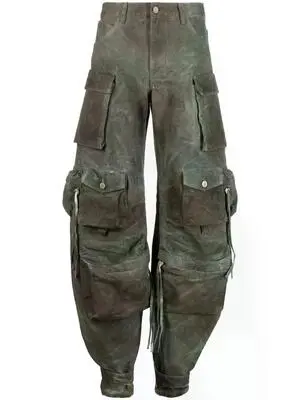 Attico Camouflage Cargo Jeans