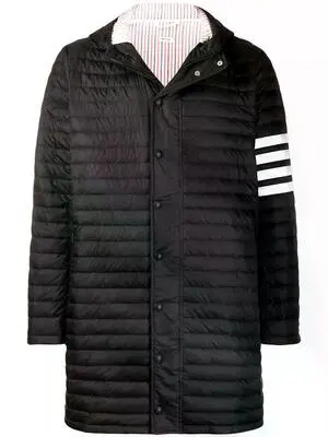 Thom Browne 4-bar Padded Coat - Black