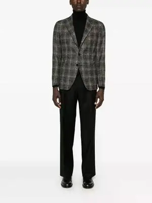 Tagliatore Tweed Blazer - Black