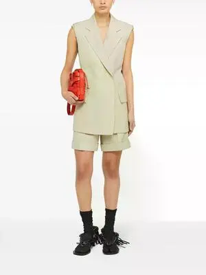 JIL SANDER Belted Tailored Gilet