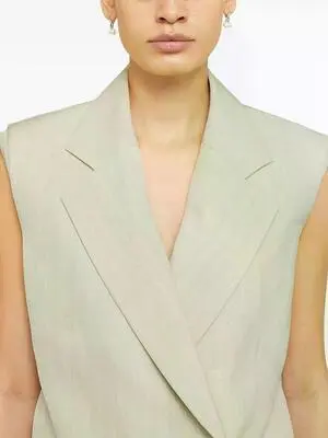 JIL SANDER Belted Tailored Gilet