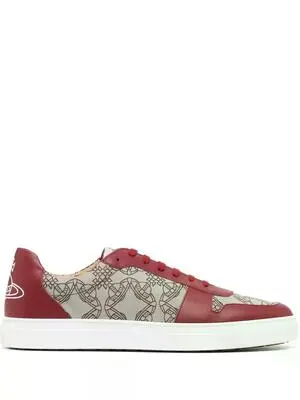 VIVIENNE WESTWOOD Logo-print Low-top Sneakers - Red