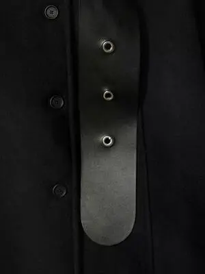 Off-White Belted Single-breasted Coat