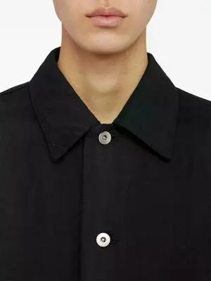 JIL SANDER Logo-patch Denim Shirt