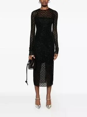 Givenchy Sheer Midi Dress