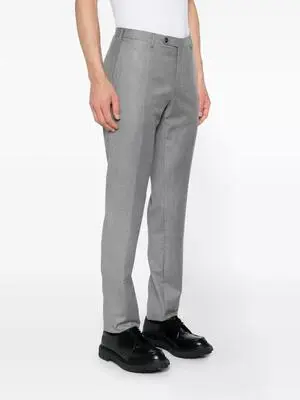 Incotex Tapered Virgin Wool Trousers - Grey
