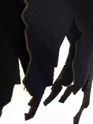 JW Anderson Shredded-hem Flared Trousers
