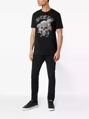 Philipp Plein Ss Skull-print T-shirt - Black