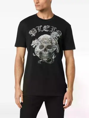 Philipp Plein Ss Skull-print T-shirt - Black