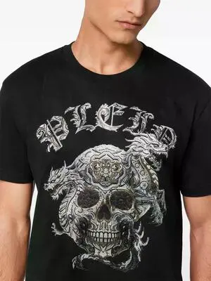 Philipp Plein Ss Skull-print T-shirt - Black