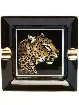 Dolce & Gabbana Tiger-print Ashtray - Brown