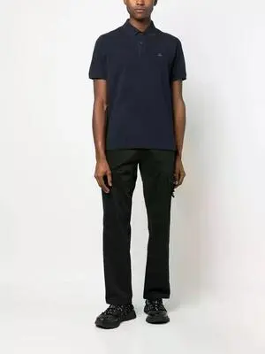 C.P. COMPANY Cotton Polo Shirt - Blue