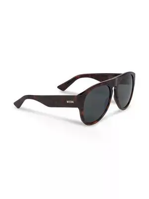 Moschino Pilot-frame Sunglasses - Brown