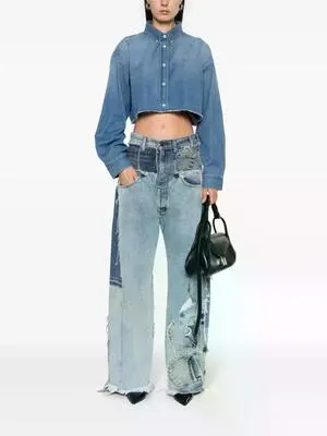 Givenchy Cropped Denim Shirt