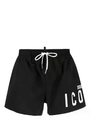 Dsquared2 Logo-print Swim Shorts - Black