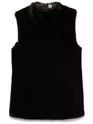 TOTEME Shearling-panel Top