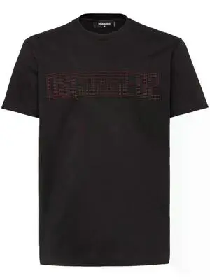Dsquared2 Crystal-logo Cotton T-shirt