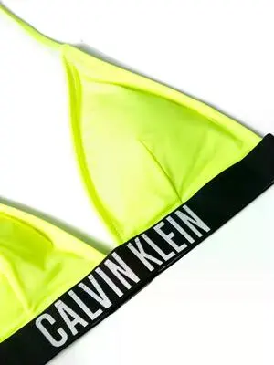 Calvin Klein Logo-underband Bikini Top