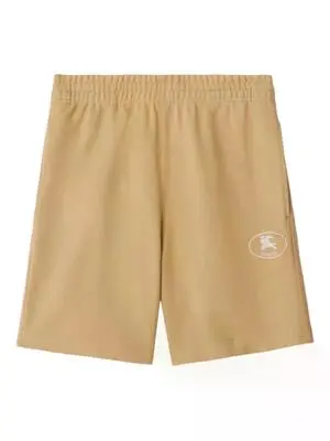 Burberry Knight Stamp Cotton Shorts