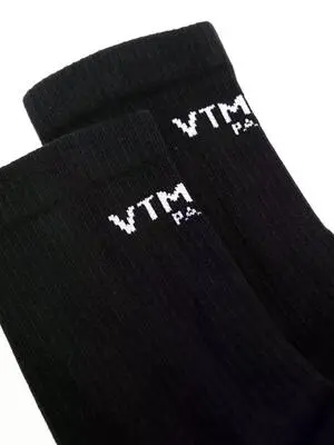 VTMNTS Intarsia-knit Logo Socks