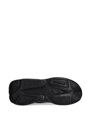 Hugo Mesh-paneled Sneakers - Black