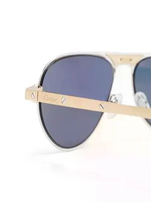Cartier Pilot-frame Sunglasses