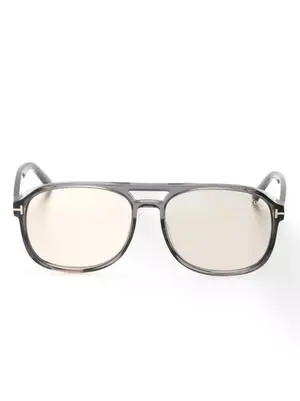 TOM FORD Pilot-frame Sunglasses - Grey