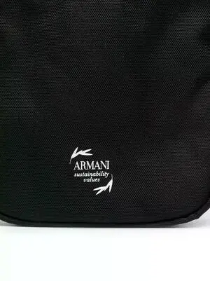 EA7 Logo-print Messenger Bag